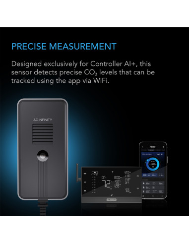 AC Infinity CO2 & Licht Sensor – Smarte Kontrolle für deinen Grow Room