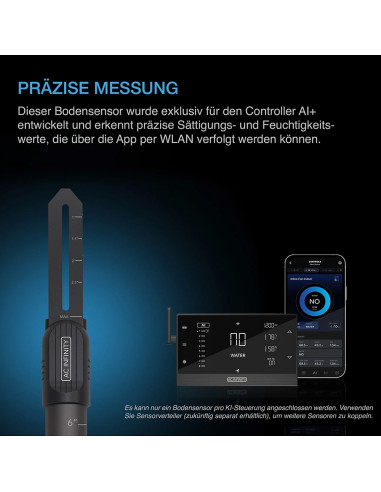 AC Infinity Bodenfeuchtesensor – Präzise Feuchtemessung für AI-Controller