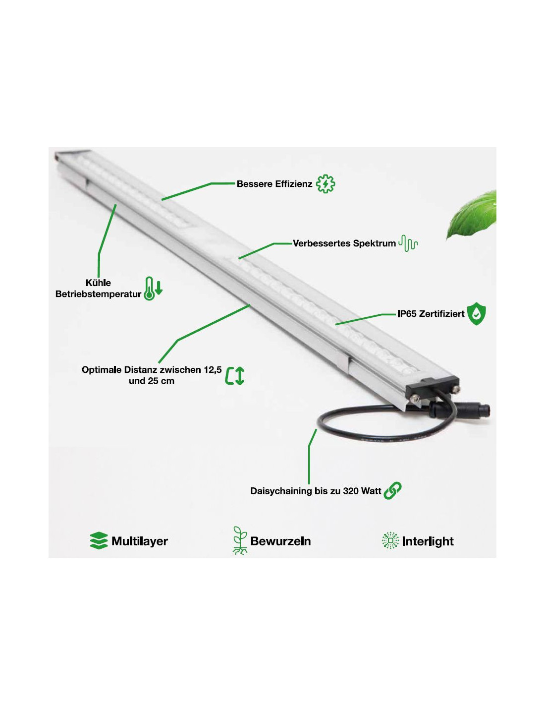 SANlight Flex II-25 25W – Flexible Grow-LED für Anzucht & Wachstum